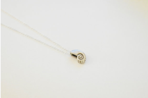 The Little Mermaid, Ariels Voice Shell, Sterling Silver Chain Necklace ...